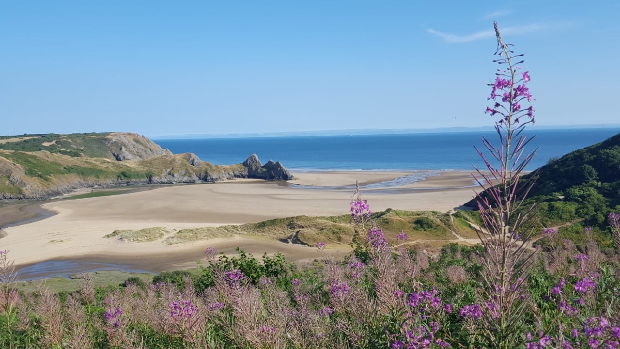 Camping at Nicholaston Farm of the Gower Penninsula - beautiful journeys
