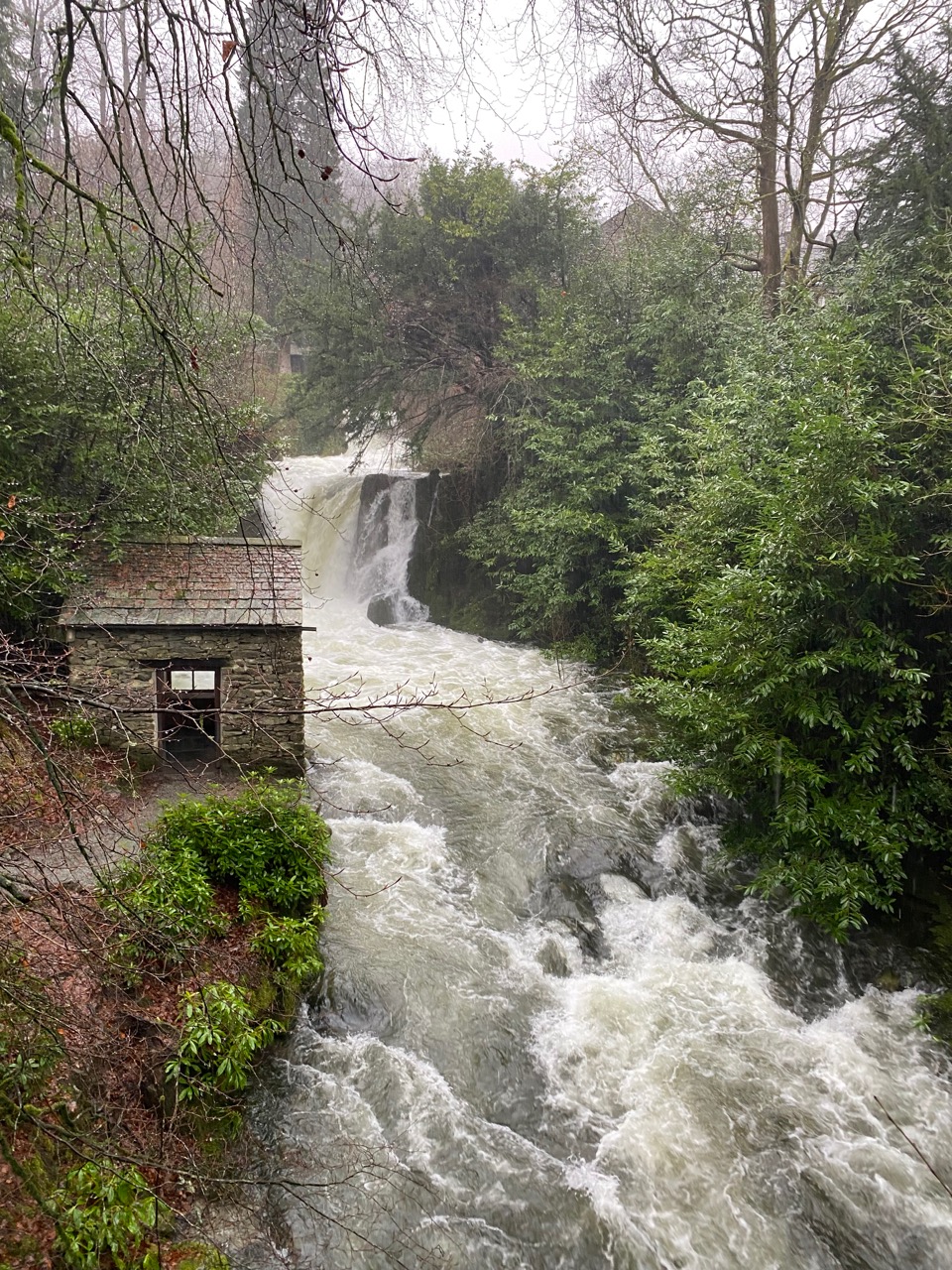 A room with a view at Rydal Waterfall - beautiful journeys